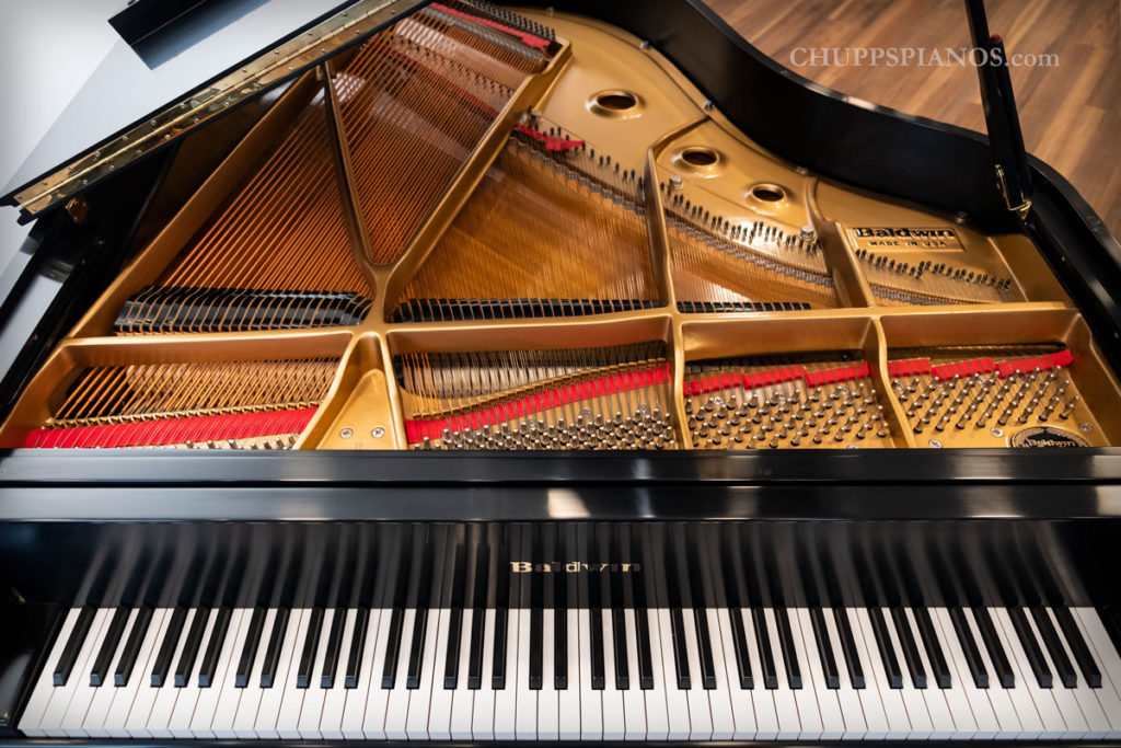 SOLD: 1995 Baldwin Model R Grand Piano | Satin Ebony - Excellent Condition