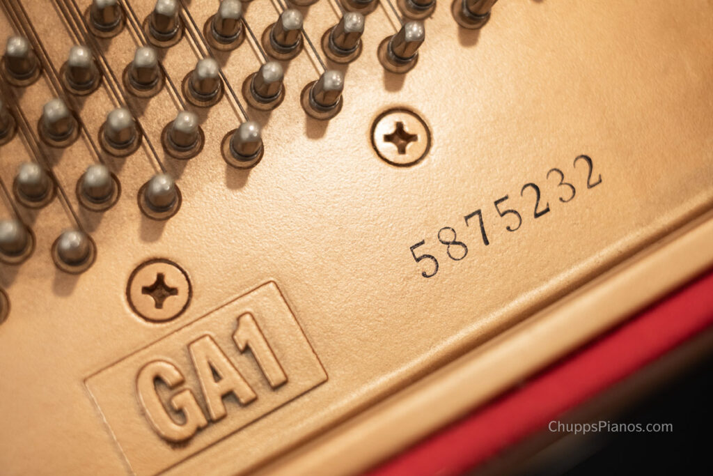 SOLD: 2000 Yamaha GA1 Baby Grand Piano | Polished Ebony - Excellent ...