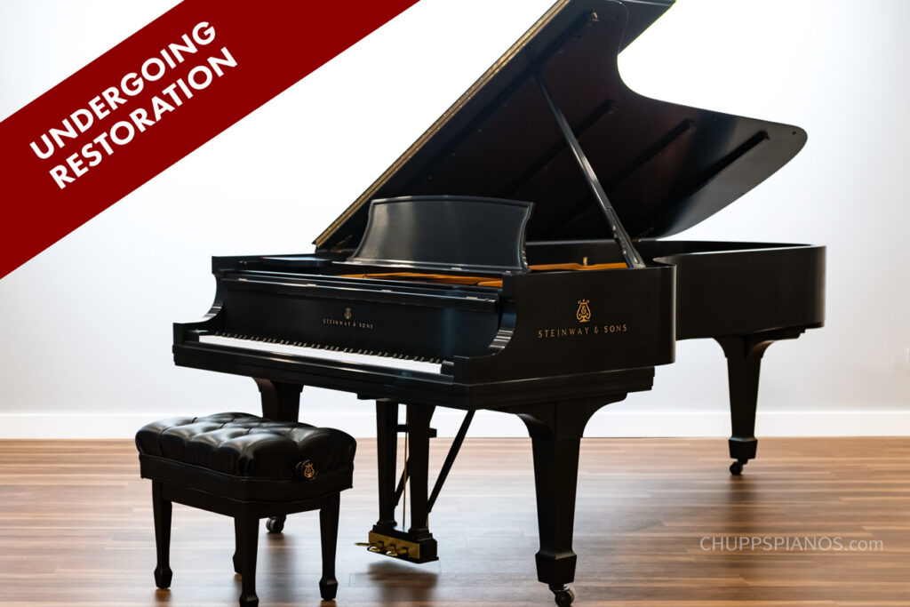 1919 Steinway Model C Concert Grand Piano | Satin Ebony - Undergoing ...
